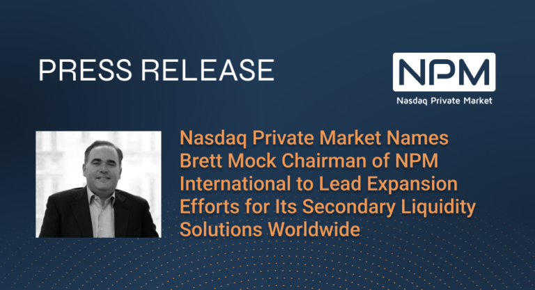 Brett Mock Chairman of NPM International
