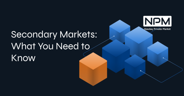 Secondary Markets: What You Need to Know About the Market for Private ...